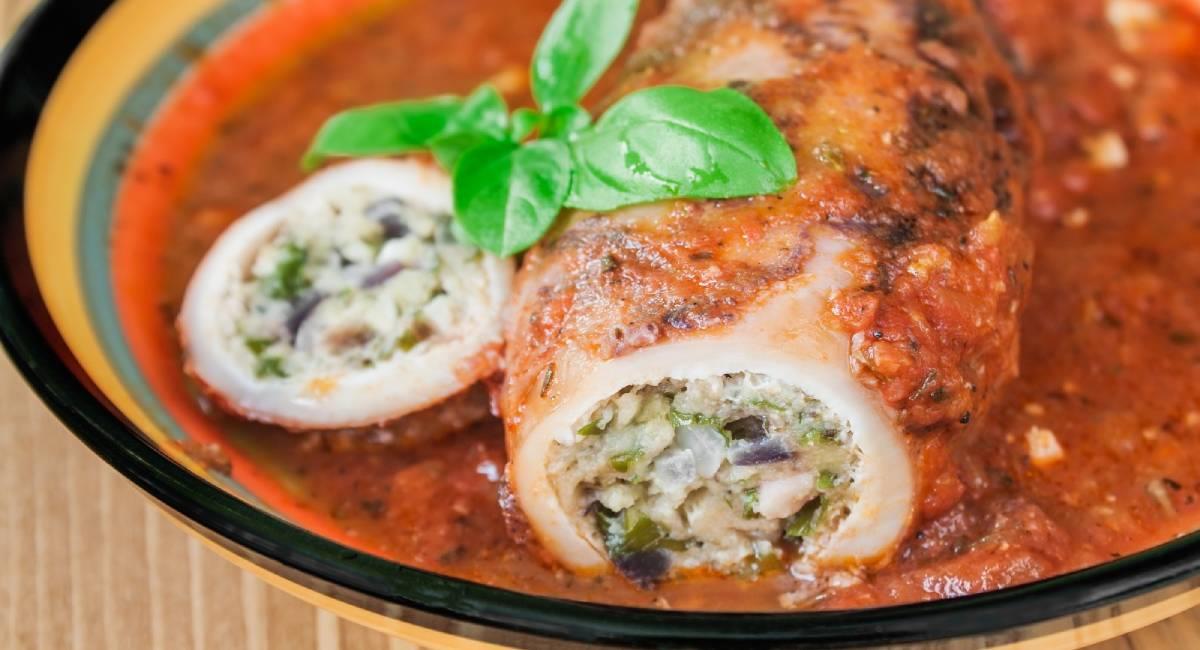 Punjene lignje na talijanski | Index Recepti