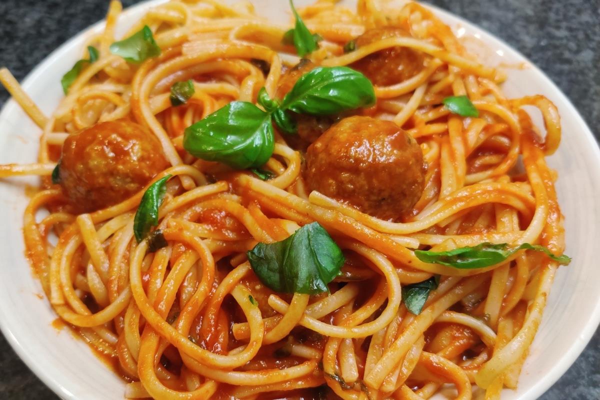 Linguine con le polpette | Index Recepti