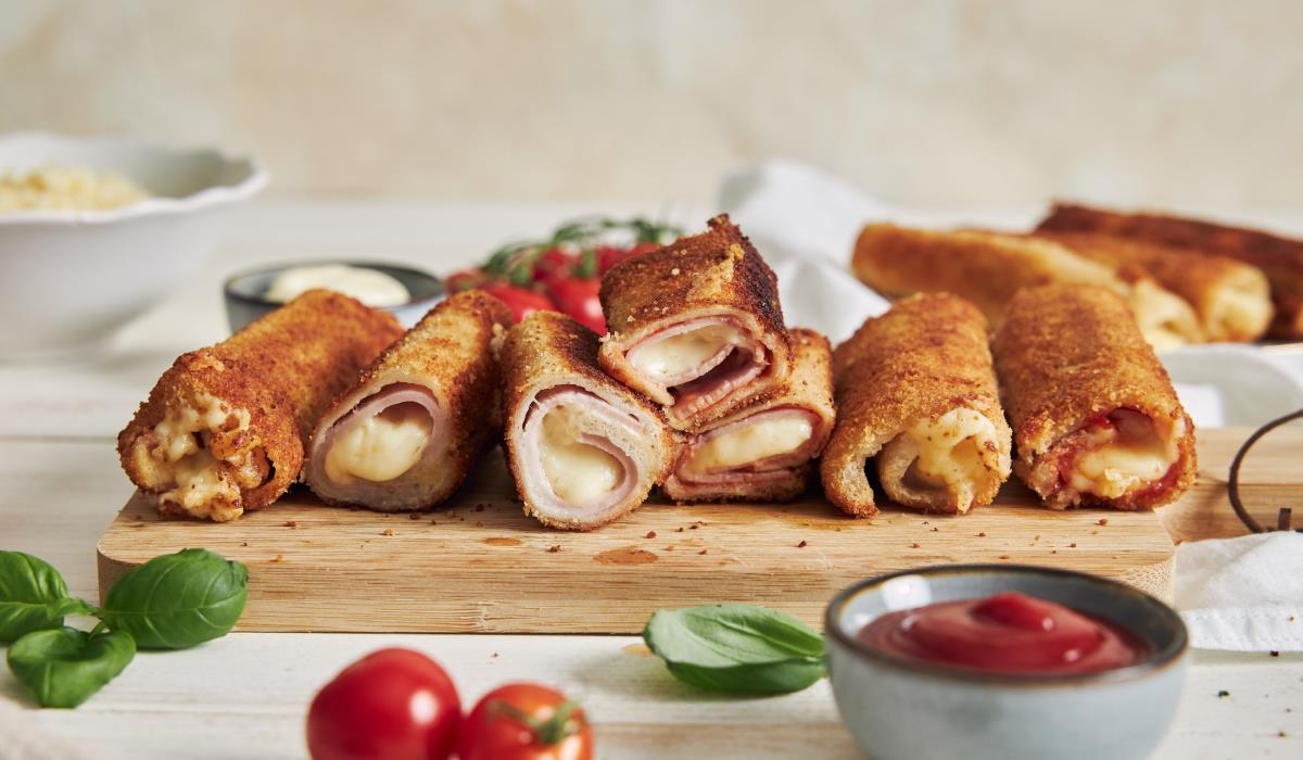 Rolice sa sirom i šunkom | Index Recepti