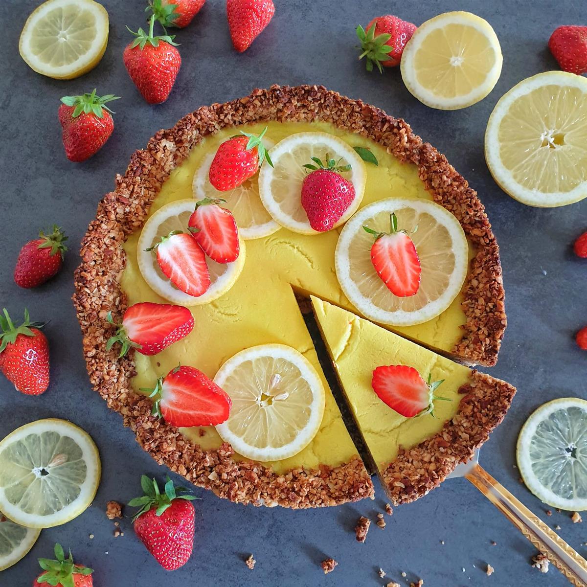 Veganski tart od limuna | Index Recepti
